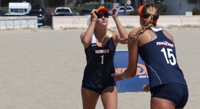 Pepperdine's Howard & Quiggle Earn WCC Beach Pair Of The Month
