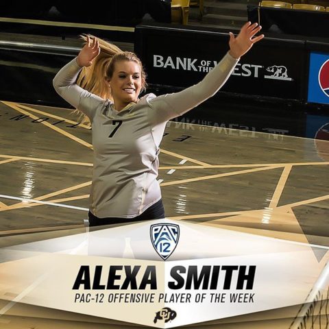 Alexa Smith Helps Colorado to 2/3 of the Latest Pac-12 Weekly Awards